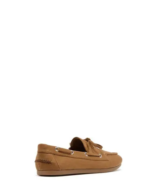 THERAPY AUSTRALIA Sailor Boat Shoe - Toffee Microsuede