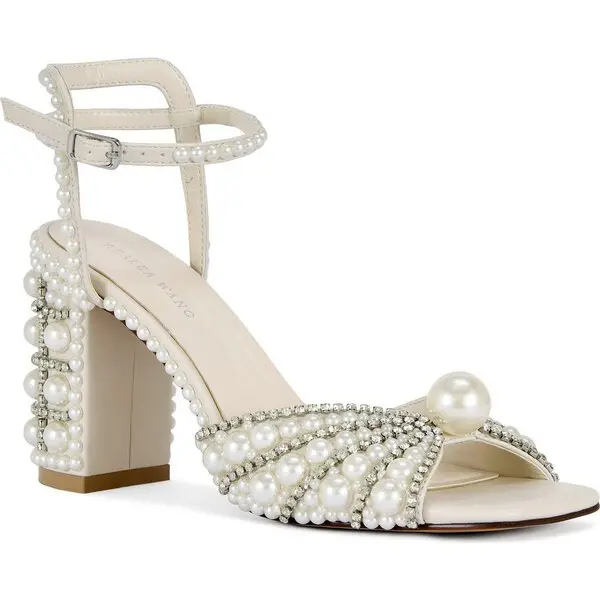 AZALEA WANG Esteva Crystal Studded Sandal