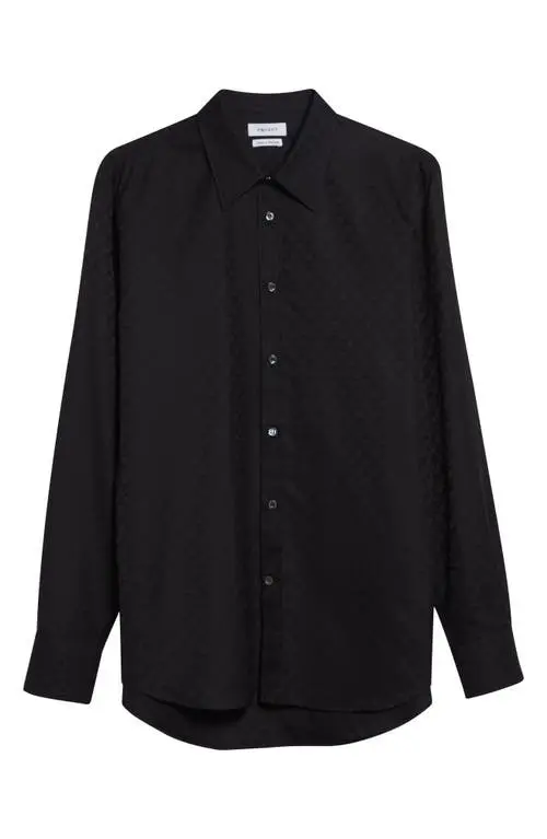 Alexander McQueen Skull Print Classic Placket Shirt