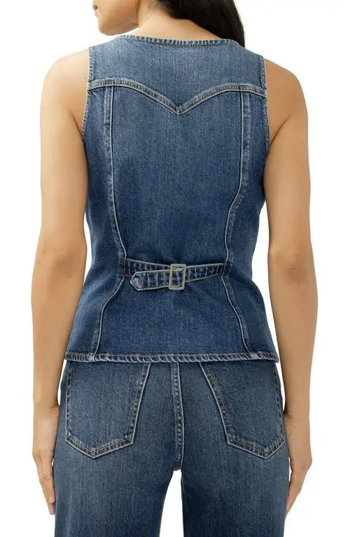 SILVER JEANS CO. Longline Denim Vest