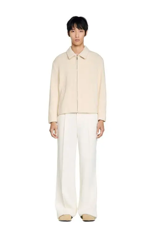 Sandro Knit-effect Jacket