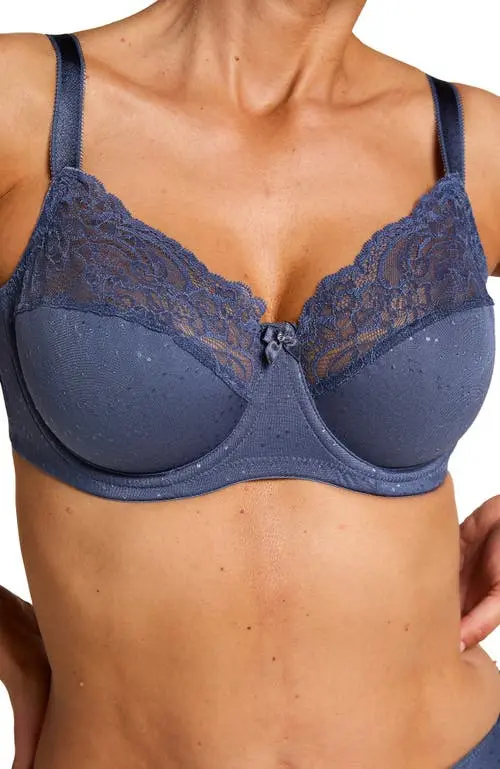 Hunkemoller Sophie Non-padded Underwired Bra - Blue Indigo