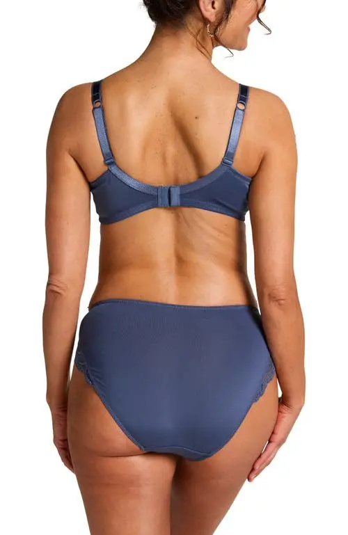 Hunkemoller Sophie Non-padded Underwired Bra - Blue Indigo