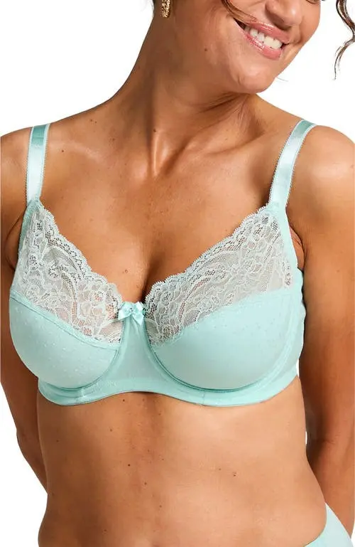 Hunkemoller Sophie Non-padded Underwi Bra - Eggshell Blue