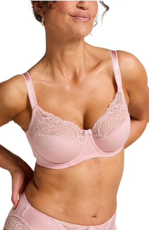 Hunkemoller Sophie Non-padded Underwired Bra - Silver Pink