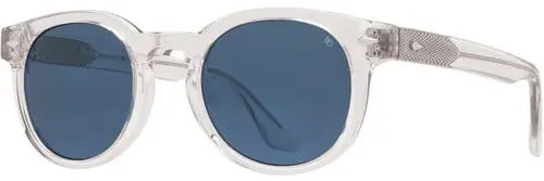 AMERICAN OPTICAL Hadley 48mm Round Polarized Sunglasses - Crystal - Bln-p