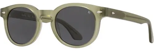 AMERICAN OPTICAL Hadley 48mm Round Polarized Sunglasses - Sage - Gyn