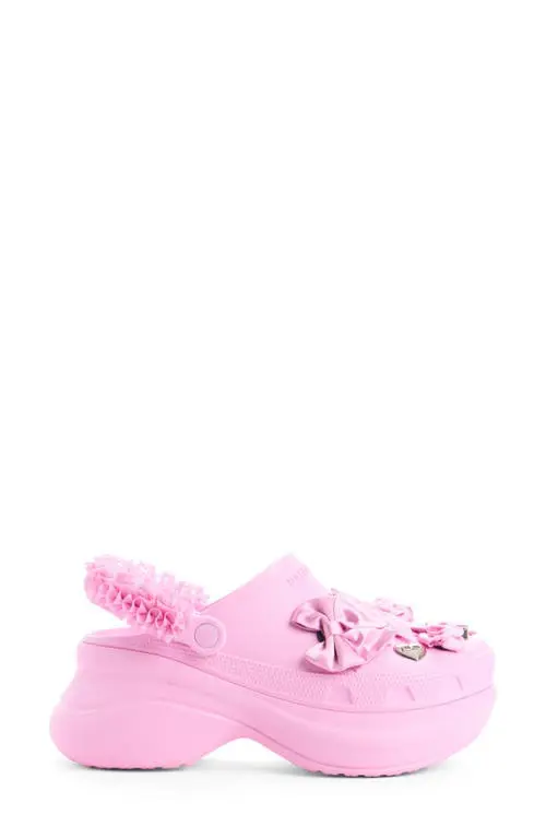 Balenciaga X Crocs Satin Ribbon Clog - Light Pink