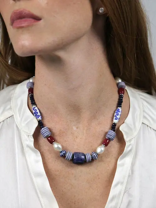 BY LILLA Indigo Necklace