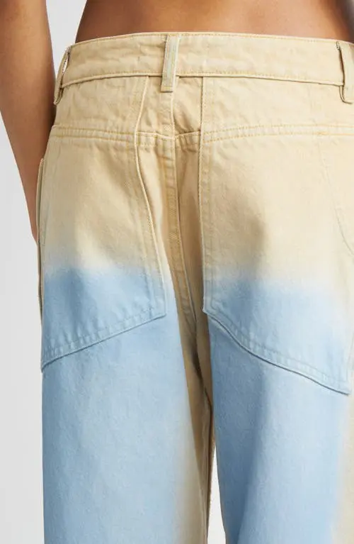 Eckhaus Latta Wide Leg Jeans - Sandbar
