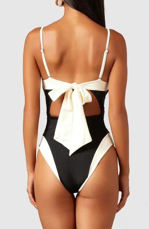 MBM SWIM Cherish One-piece Swimsuit - Black