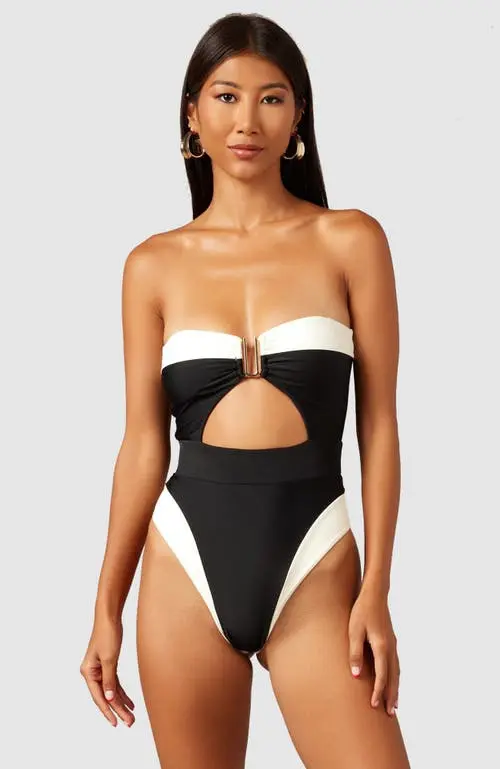 MBM SWIM Cherish One-piece Swimsuit - Black