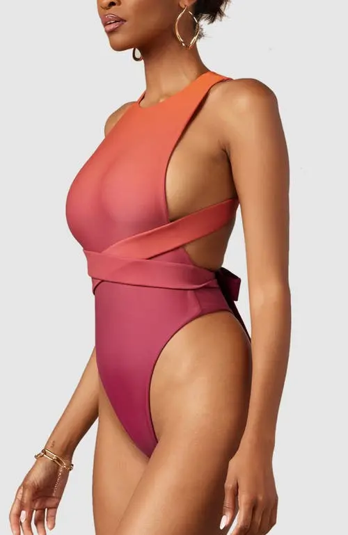 MBM SWIM Ethos One-piece Swimsuit - Orange Ombre