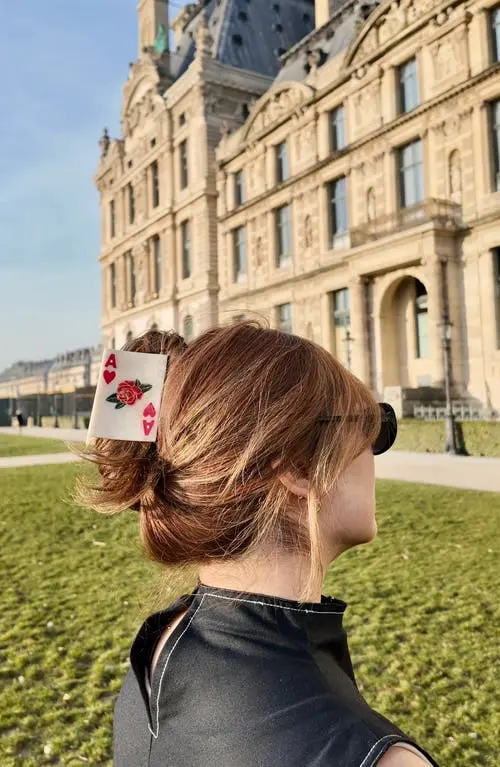 SOLAR ECLIPSE Ace Of Hearts Hair Claw Clip