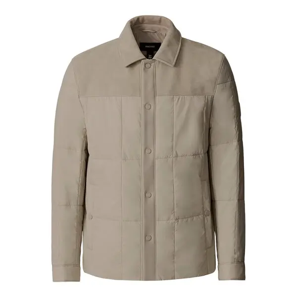 Mackage Henrik Shirt Jacket - Taupe