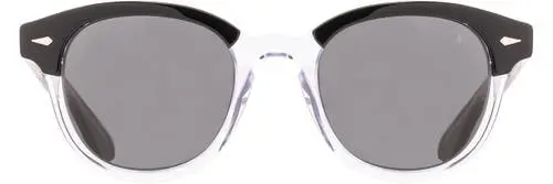 AMERICAN OPTICAL Times 49mm Round Sunglasses - Black Crystal - Gyn-p