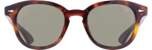 AMERICAN OPTICAL Times 49mm Round Sunglasses - Tortoise - Gnn-p