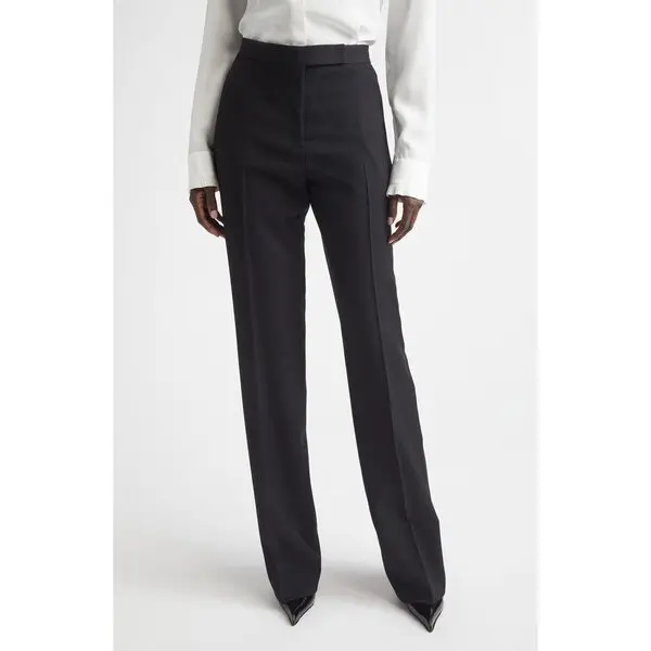 TOM FORD Grain Tuxedo Pants - Black/deep Blue Navy