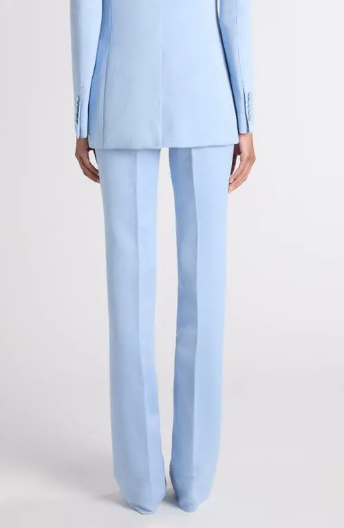 TOM FORD Washed Duchesse Satin Trousers - Mineral Blue
