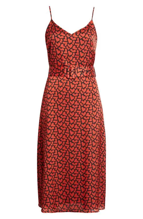 Sam Edelman Heart Belted Midi Dress