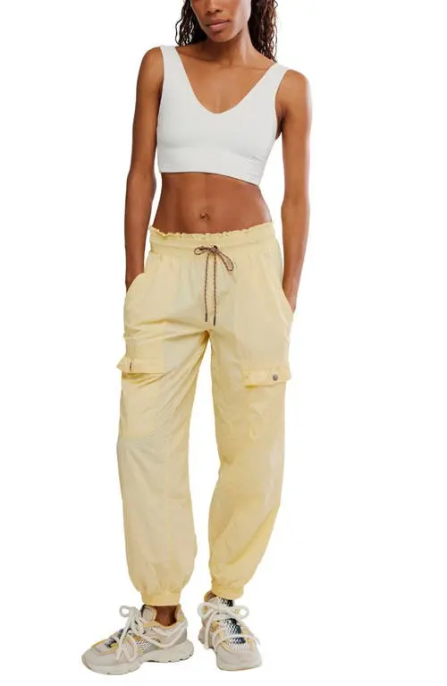 Free People Rogue Paperbag Cargo Pants - Sunlit Yellow