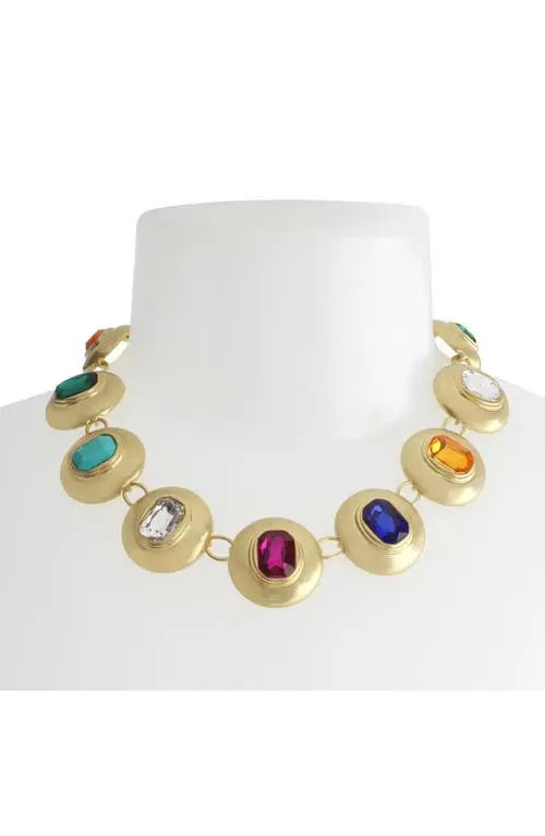 Kurt Geiger Mixed Crystal Collar Necklace