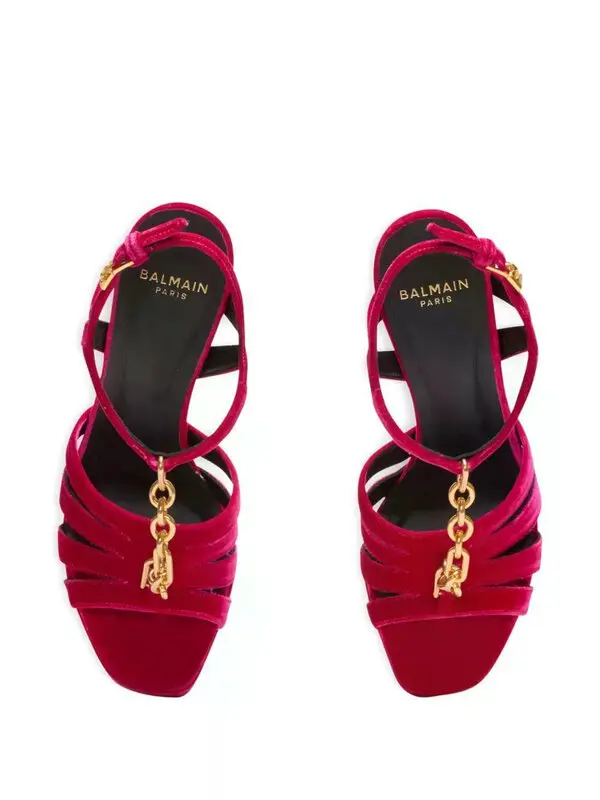 Balmain 125mm Open-toe Platform Sandals - Pink