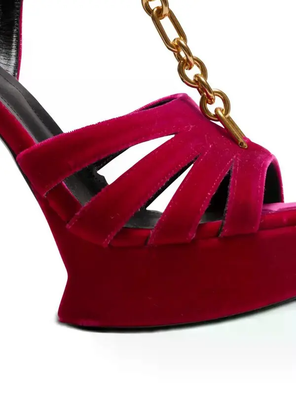 Balmain 125mm Open-toe Platform Sandals - Pink
