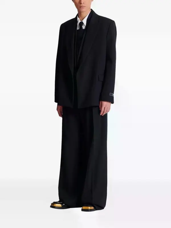 Balmain Grain-de-poule Wool Jacket
