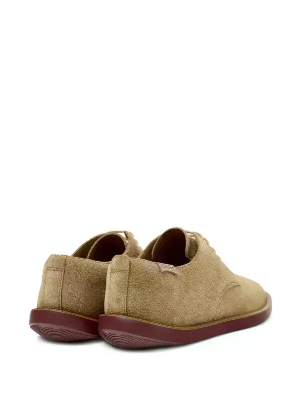 Camper Wagon Suede Derby Shoes - Neutrals