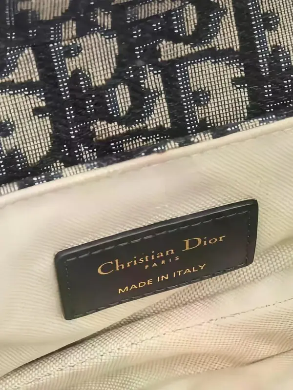 Dior 2010s Oblique Jacquard Mini Saddle Shoulder Bag - Neutrals