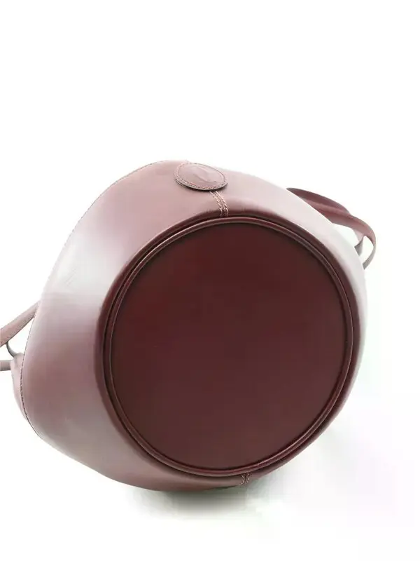 Cartier 2010s Mast Line Leather Bucket Bag
