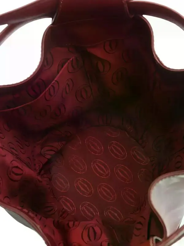 Cartier 2010s Mast Line Leather Bucket Bag