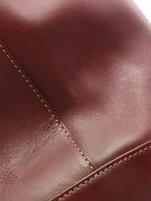 Cartier 2010s Mast Line Leather Bucket Bag