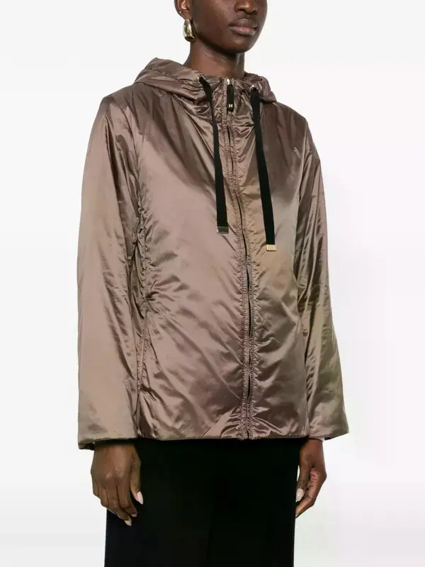 Max Mara Hooded Jacket - Brown
