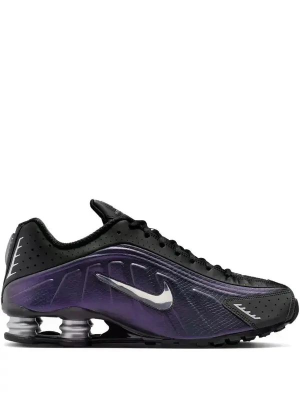 Nike Shox R4 Lace-up Sneakers - Black