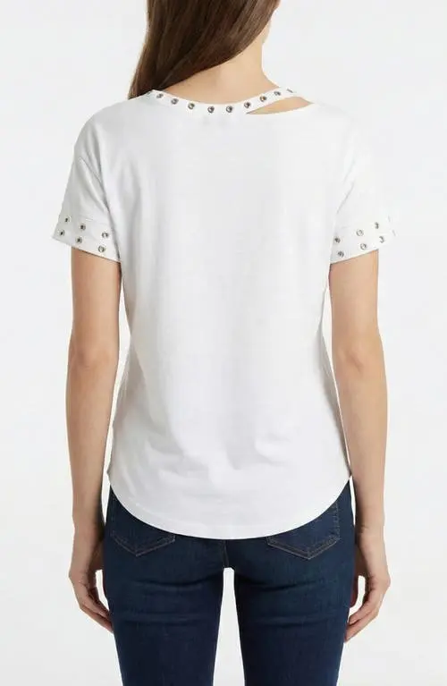 APNY Cutout Grommet T-shirt