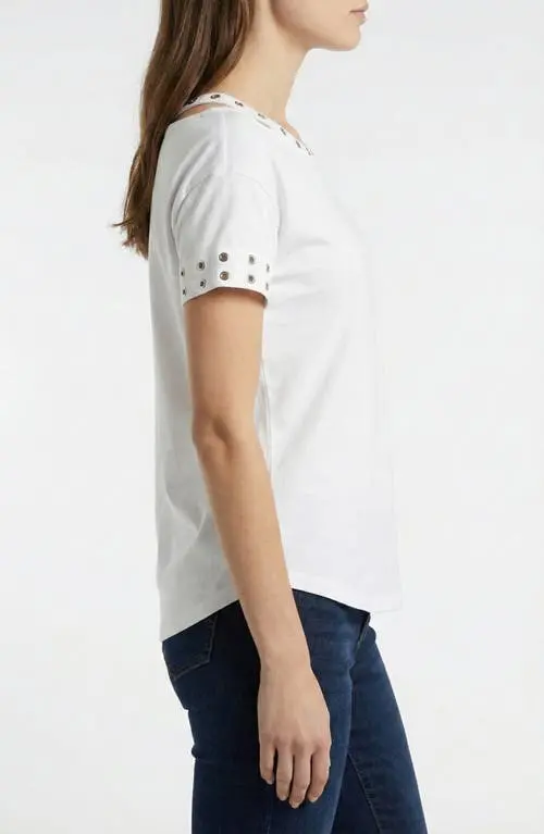APNY Cutout Grommet T-shirt