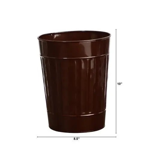 NEARLY NATURAL 10-in Farmhouse Country Pail Planter