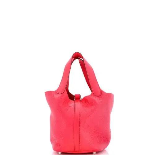 Hermès Picotin Lock Bag Clemence Pm - Pink