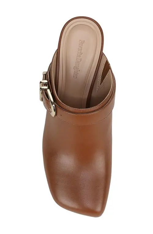 FAVORITE DAUGHTER Cece Block Heel Mule - Brown Sugar