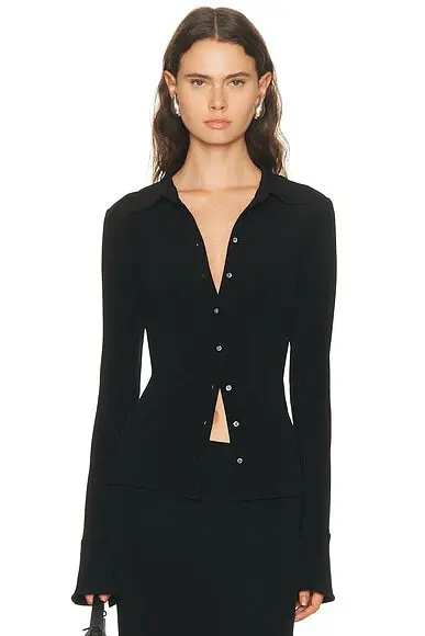 Eterne Charlie Matte Jersey Top
