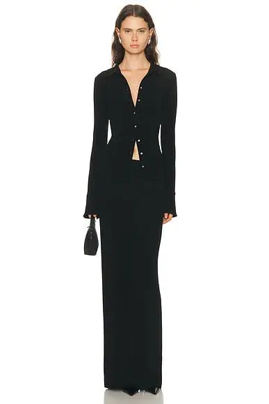 Eterne Charlie Matte Jersey Top