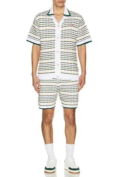 Casablanca Tuck Stitch Shorts