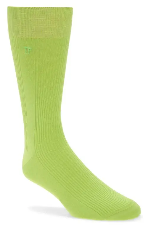 TOM FORD Cotton Rib Socks - Acid Green