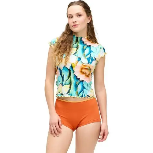 SEEA SWIMWEAR Leo Short-sleeve Rashguard - Watergarden (boucle)