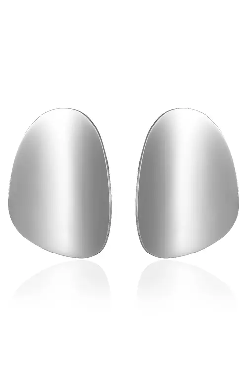 KELLERY Sculptural Ancestral Light Earrings - Silver