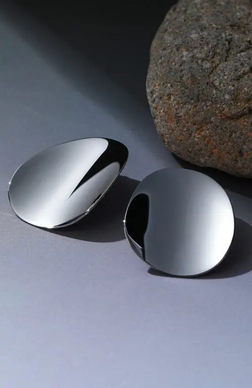 KELLERY Sculptural Ancestral Light Earrings - Silver