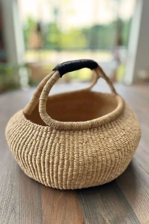 MBARE Handwoven Double Weave Kettle Basket