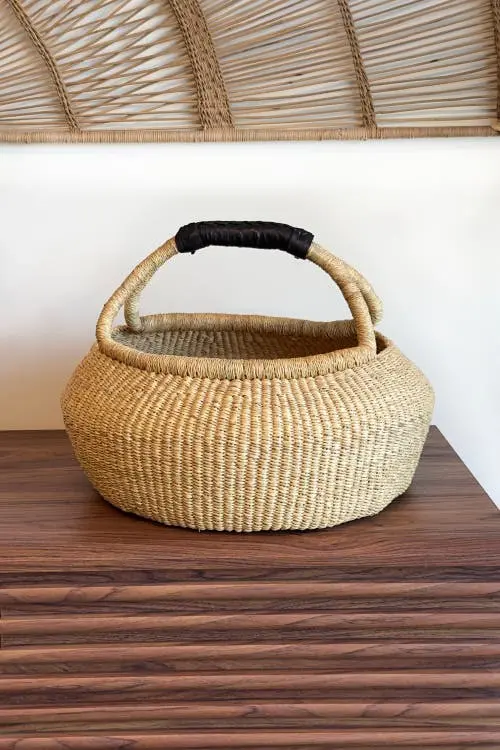 MBARE Handwoven Double Weave Kettle Basket